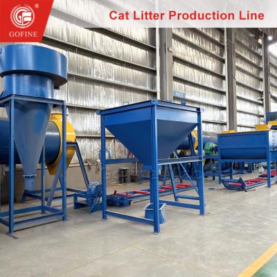 China Large Capacity 5TPH Cat Litter Line for Industrial Bentonite Processing for sale
