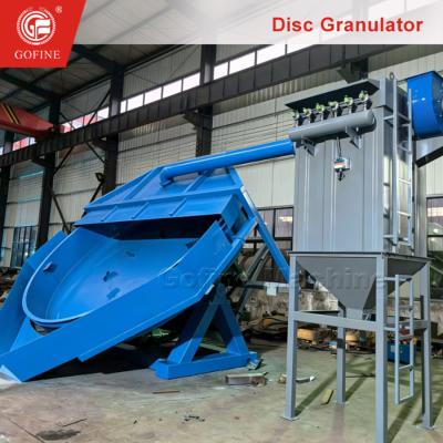 China High Efficiency Disc Organic Fertilizer Granulator , Ceramic Sand Proppant Disc Pelletizer for sale