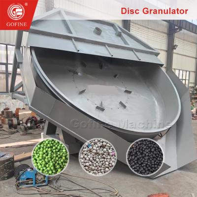 China Low Labour Intensity Fertilizer Granulator Machine , Disc Granulator Machine for sale