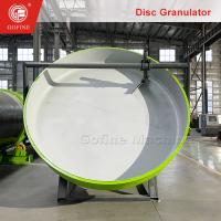 China Organic Fertilizer Pan Granulator Energy Saving High Production Effcciency for sale