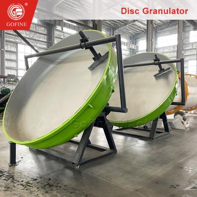China Bio Compost Pellet Granulator Pan Type Organic Fertilizer Blender 1000kg/H Capacity for sale