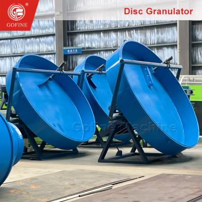 China Bentonite Disc Cat Litter Compound Fertilizer Granulator 15kw 10t/h Capacity for sale