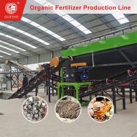 China 1-3 T/H Compost Pellet Manufacturing Plant with Disc Granulator for sale