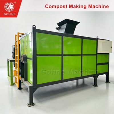 China 55-65°C Constant Temp Composter Machine for Chicken Manure for sale