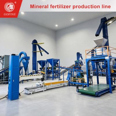 China Roller Press Mineral Fertilizer Pelletizing Line with 1-5 T/H for sale