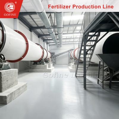 China NPK Fertilizer Production Line Plant: Drum Granulation with Drying and Cooling System for sale