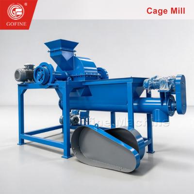 China High-Moisture Cage Mill Processing Machine for Organic Waste for sale