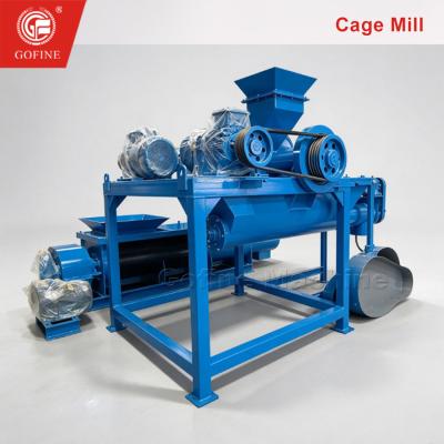 China Counter-Rotating Cage Crusher Machine for Mineral Powders for sale