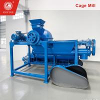 China 10-20 T/H Industrial Cage Crusher System for Fertilizer Line for sale