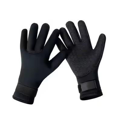 China 3mm Neoprene Anti Slip Waterproof Scuba Gloves Adjustable Neoprene Diving Gloves for sale
