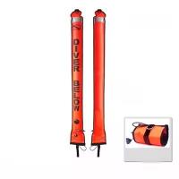 China Portable Diving Surface Marker Buoy High Visibility Dive Marker Buoy for sale