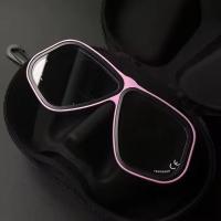 China Aluminum Alloy Low Volume Freediving Mask Food grade liquid silicone for sale