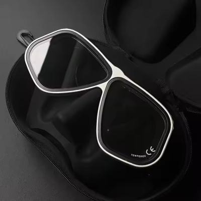 China Aluminum Alloy Low Volume Freediving Mask Food grade liquid silicone for sale