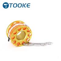 China Aluminum Alloy Diving Reel Corrosion Resistant Diving Finger Spool For Scuba Snorkeling for sale