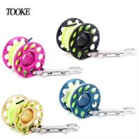 China Aluminum Alloy Diving Reel Corrosion Resistant Diving Finger Spool For Scuba Snorkeling for sale