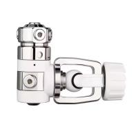 China Balanced Piston Yoke First Stage Scuba Regulator For Underwater Breathing for sale
