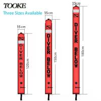 China 120CM Nylon Floating Scuba Inflatable Signal Tube For Underwater Emergency Signaling for sale