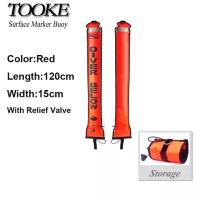China 120CM Nylon Floating Scuba Inflatable Signal Tube For Underwater Emergency Signaling for sale