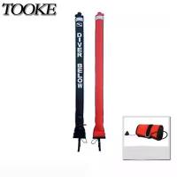 China Two Tone Reflective Scuba Diving Marker Buoys Portable For Diving Emergency Signaling for sale