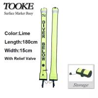China 1.8M Nylon Adjustable Scuba Safety Sausage For Underwater Low Visibility Conditions for sale