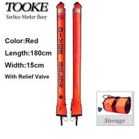 China Custom Logo 180cm Signal Diving Inflatable Surface Marker Buoy for Snorkeing for sale