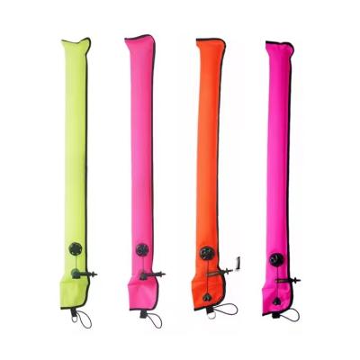 China 113CM Foldable Scuba Surface Marker Buoy Closed Bottom Safety Marker Buoy for sale