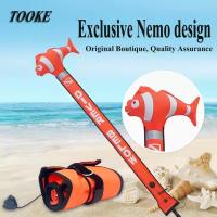 China 180cm Animal Cartoon Surface Maker Buoy Swimming Training Scuba Inflatable Signal Tube for sale