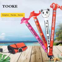 China 180cm Animal Cartoon Surface Maker Buoy Swimming Training Scuba Inflatable Signal Tube for sale