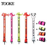 China 180cm Animal Cartoon Surface Maker Buoy Swimming Training Scuba Inflatable Signal Tube for sale