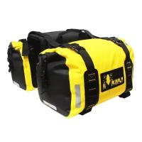 China Waterproof Yellow Motorcycle Side Bag For Outdoor Sports Hiking Traveling for sale