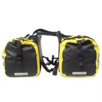 China Waterproof Yellow Motorcycle Side Bag For Outdoor Sports Hiking Traveling for sale
