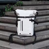 China Custom Logo PVC Foldable Long Freediving Fin Bag Backpack With Double Shoulder Strap for sale