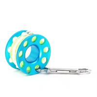 China 30M Diving Reel Lightweight Scuba Finger Reel Aluminum Alloy For Underwater Adventures for sale
