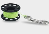 China Portable 15M Plastic Scuba Diving Reel With 90MM Stainless Steel Bolt Snap for sale