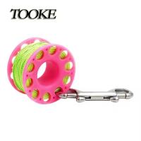 China 30M Colorful Diving Reel 30M Compact Diving Finger Spool For Underwater Scuba Snorkeling for sale