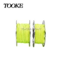 China High Strength Diving Reel Stainless Steel Scuba Dive Reel With Green Nylon Line for sale