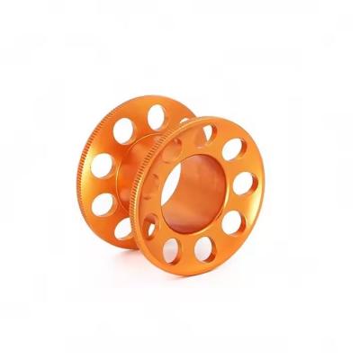 China Small Lightweight Dive Line Reel Aluminum Alloy Frame 15M For Snorkeling Diving for sale