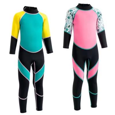 China Soft 2MM Warm Belly Kids Diving Wetsuit Sun Protection For Swimming Snorkeling for sale