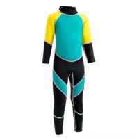 China Soft 2MM Warm Belly Kids Diving Wetsuit Sun Protection For Swimming Snorkeling for sale