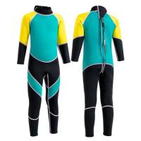 China Soft 2MM Warm Belly Kids Diving Wetsuit Sun Protection For Swimming Snorkeling for sale