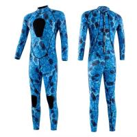China Camouflage Green Scuba Diving Wetsuit Waterproof Neoprene 3mm Diving Wetsuit for sale