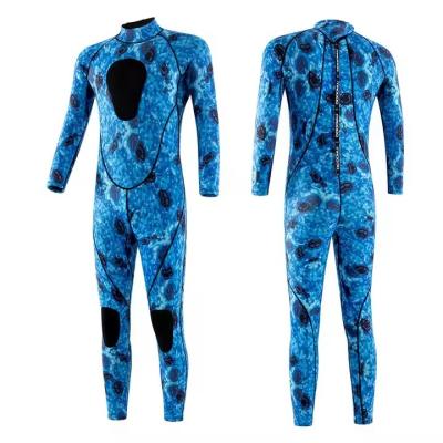 China Camouflage Green Scuba Diving Wetsuit Waterproof Neoprene 3mm Diving Wetsuit for sale