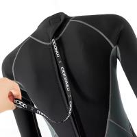 China 3mm Neoprene Black Scuba Swim Suit Abrasion Resistant For Tropical Deep Diving for sale