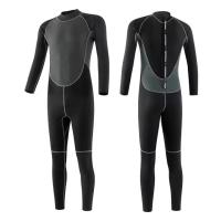 China 3mm Neoprene Black Scuba Swim Suit Abrasion Resistant For Tropical Deep Diving for sale