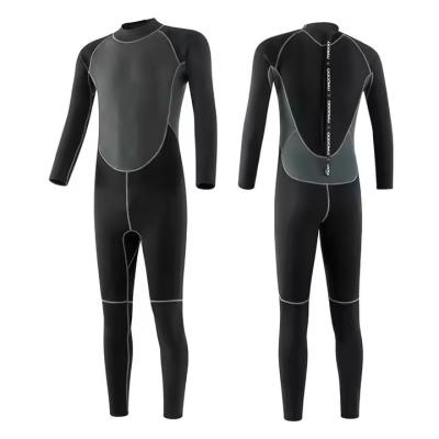 China 3mm Neoprene Black Scuba Swim Suit Abrasion Resistant For Tropical Deep Diving for sale