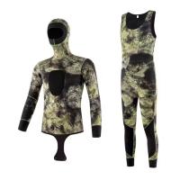China Camouflage 5mm spearfishing wetsuit Super Stretch underwater concealment For Men for sale