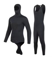 China Black Sleek Scuba Diving Wetsuit 3mm Spearfishing Wetsuit For Underwater Snorkeling for sale