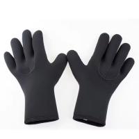 China Neoprene Black Scuba Diving Gloves Non Slip 3mm Dive Gloves Swimming Training for sale