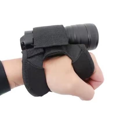 China Black Canvas Hand Free 3mm Scuba Gloves Skin Friendly For Diving Equipment Torch for sale
