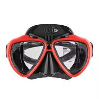 China Anti Fog Scuba Diving Mask Surfing Frameless Scuba Mask Non Slip With Camera Mounting for sale